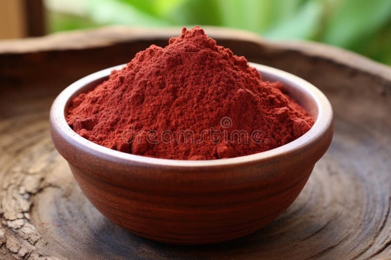 Ground Red Sumac Powder that is Dried Stock Illustration - Illustration ...