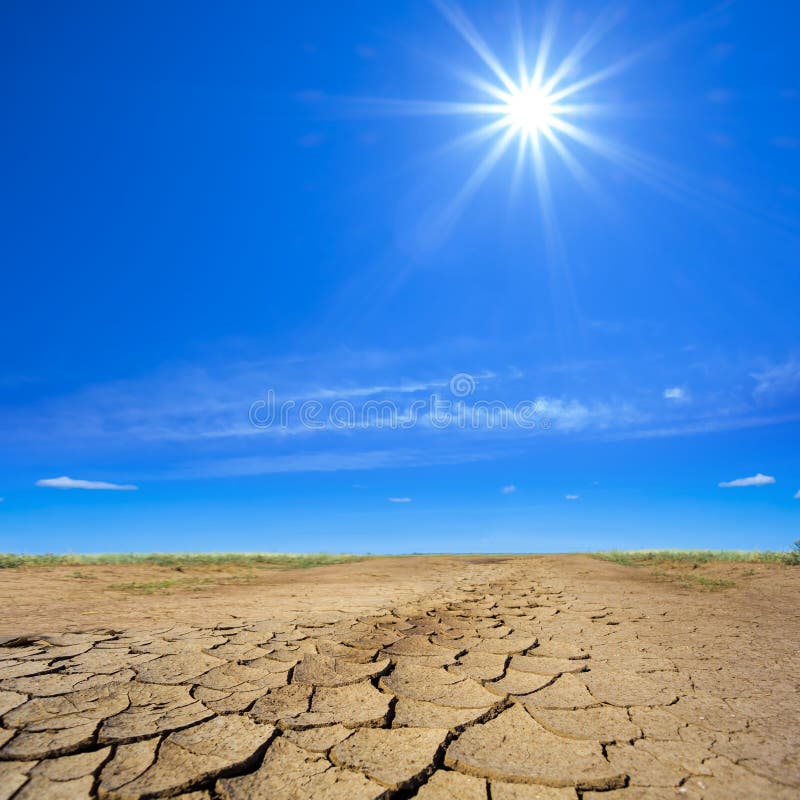 Ground Road through Green Fields at the Spring Sunny Day Stock Photo ...