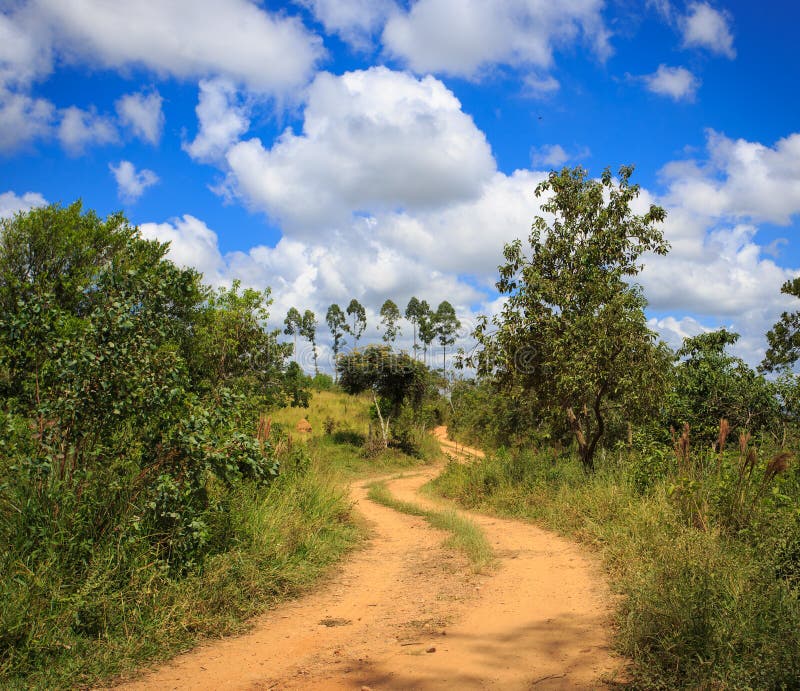 Ground Road through the Mountains Stock Photo - Image of brazil ...