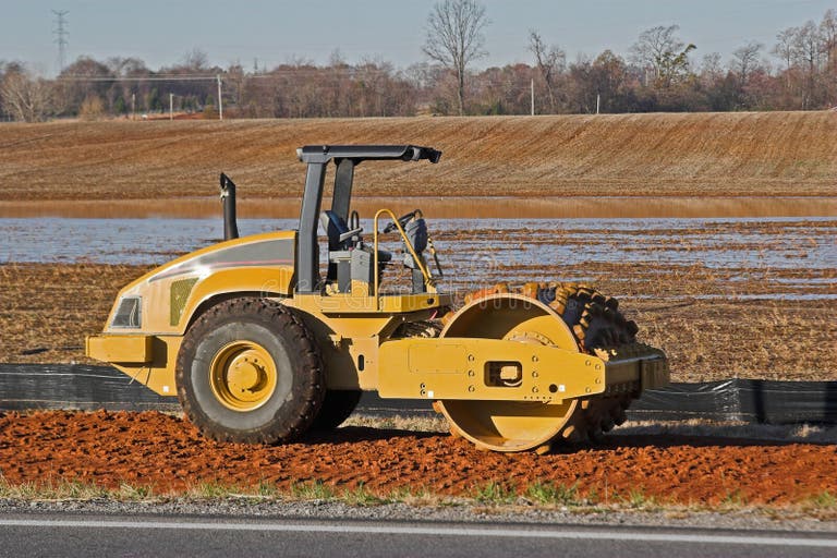 Ground Roller Packer stock image. Image of industry, tractor - 349583