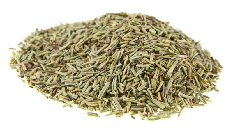Ground Rosemary Isolated on White Background Stock Photo - Image of ...