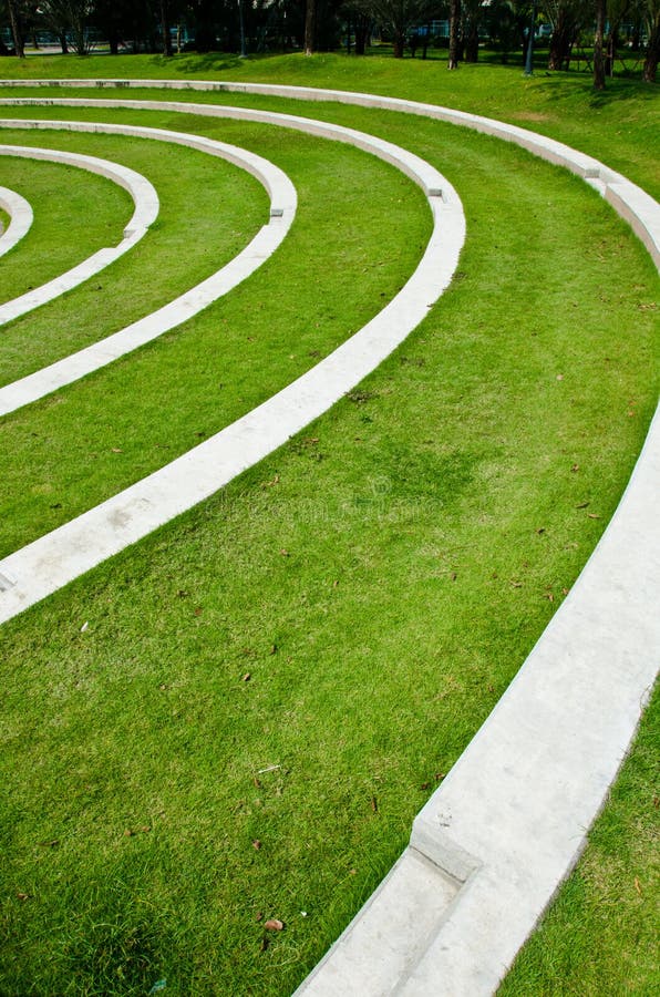 Ground for a Seat on the Grass. Stock Photo - Image of hotel, balcony ...