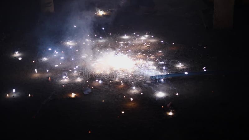 Ground Spinner Firecracker during Deepavali in India, Deepavali ...