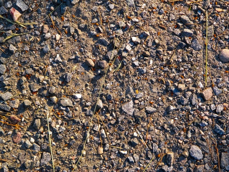 Ground and Stones As a Natural Background Stock Photo - Image of sand ...