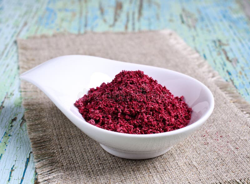 Ground Sumac spice stock photo. Image of food, powder - 32027990