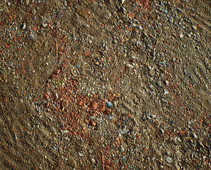 Ground Surface with Construction Rubble. Stock Photo - Image of ground ...