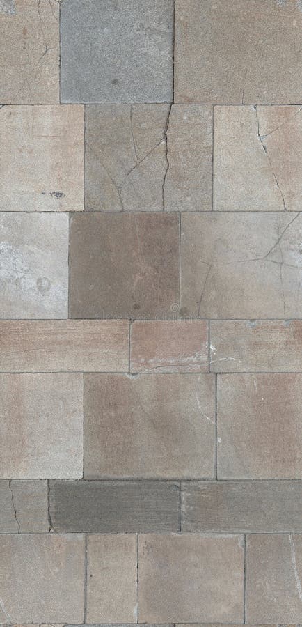 Ground Tiled Stone Pavement. Seamless Diffuse Texture for 3d Material ...