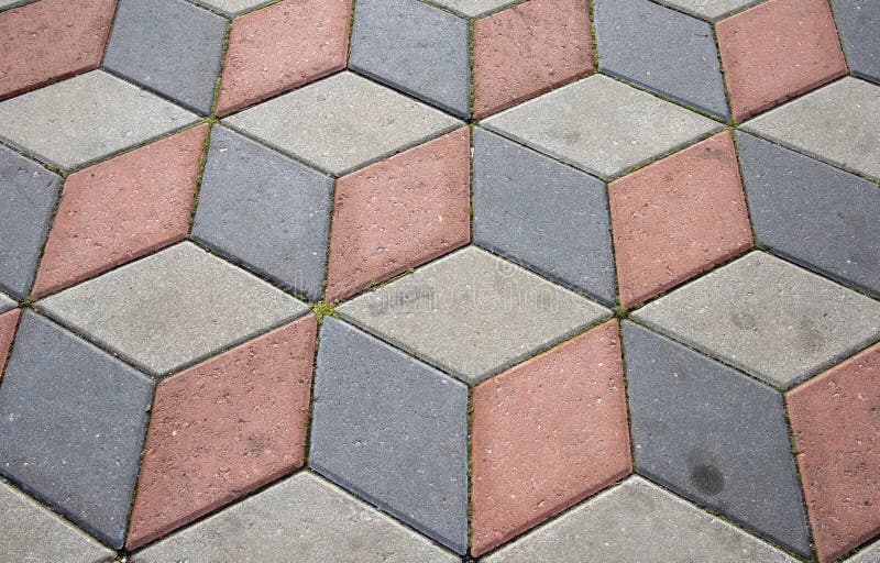 Ground Tiles Forms Decorative Pattern Pavement Stock Image - Image of ...