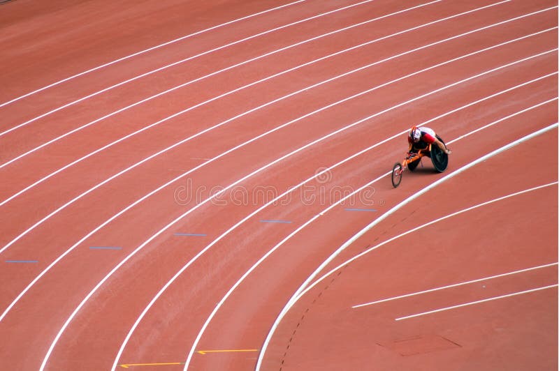 Ground Track Field in Beijing Paralympic Games Editorial Stock Photo ...