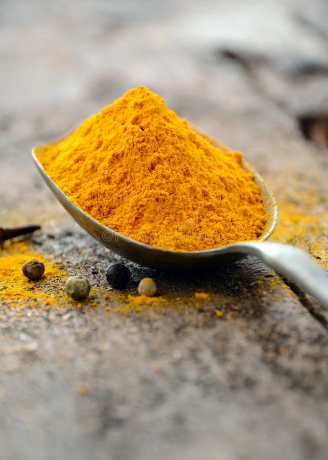 Ground turmeric stock image. Image of vertical, chef - 49057429