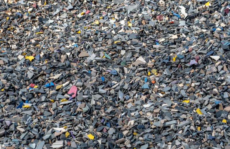 Ground Up Rubber on a Playground Stock Photo - Image of green ...