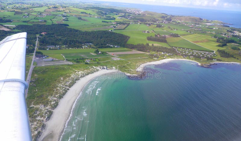 Ground View from Plane Window Stock Image - Image of industry, aerial ...