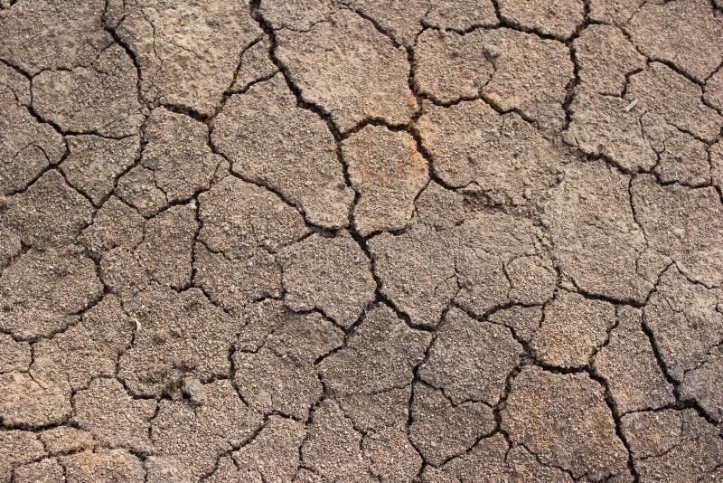 The Ground Was Broken by Drought. Stock Photo - Image of grunge, heat ...