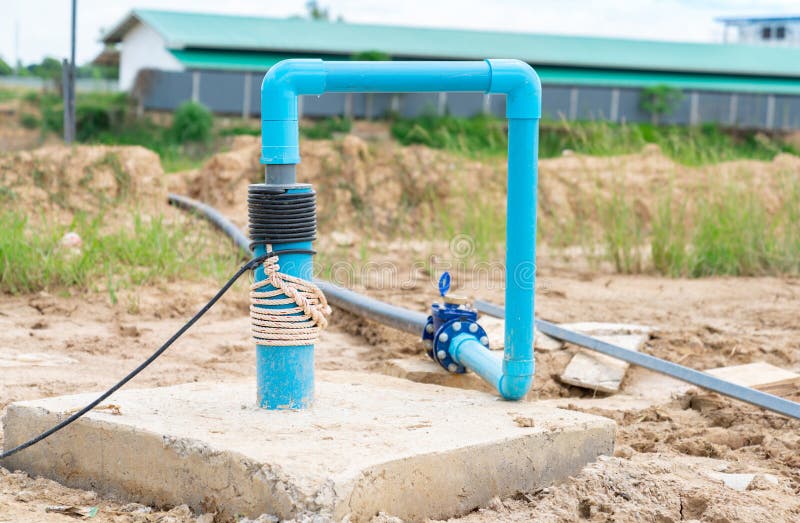 The Ground Water Hole Artesian Well Stock Photo - Image of equipment ...