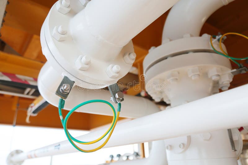 Ground Wiring Connector on the Machine or Electrical System for Protect ...