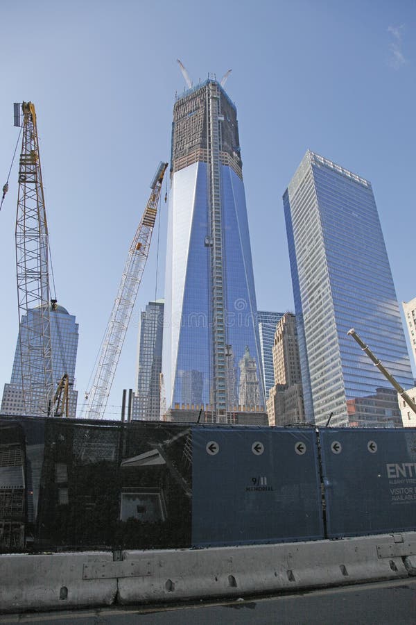 Ground Zero Freedom Tower editorial photography. Image of center - 24209212
