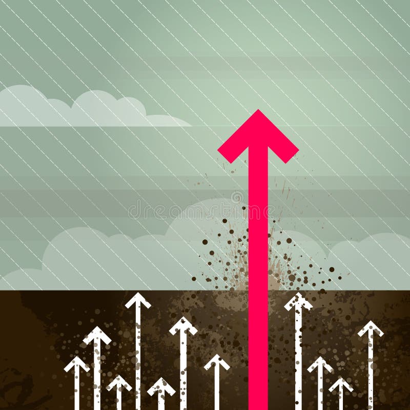 Groundbreaking Arrows stock vector. Illustration of artistry - 13474089