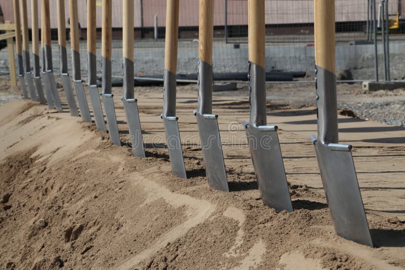Groundbreaking ceremony stock image. Image of officially - 53235241