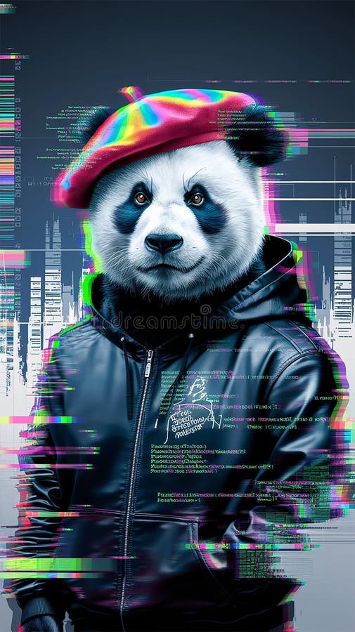 A Groundbreaking Glitchcore Digital Art Piece Featuring a Supercool ...
