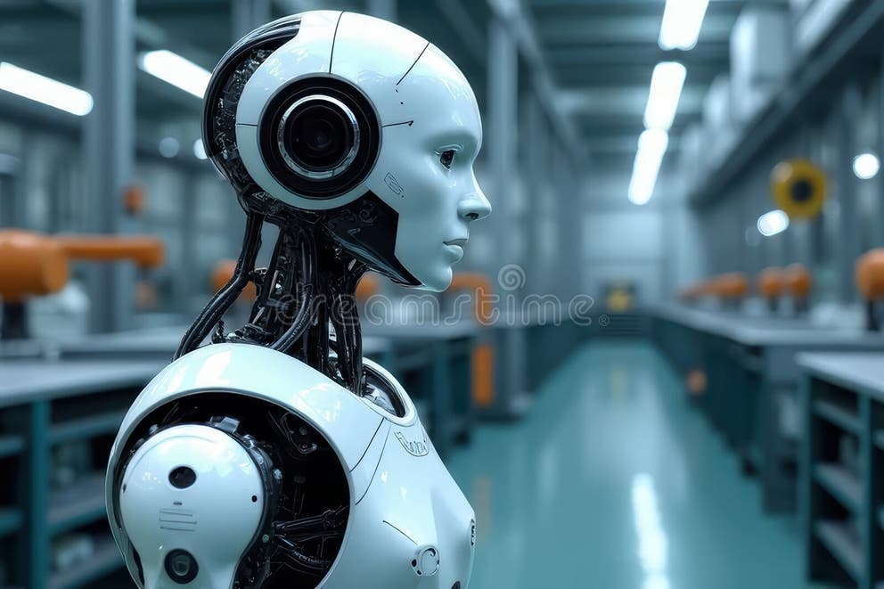 Groundbreaking Robotic Innovations Stock Illustration - Illustration of ...