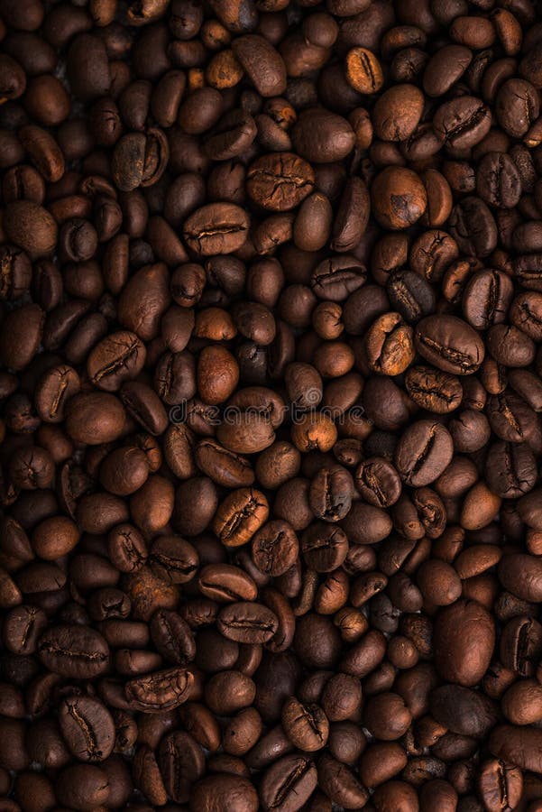 Grounded Coffee and Beans from South America Stock Photo - Image of ...