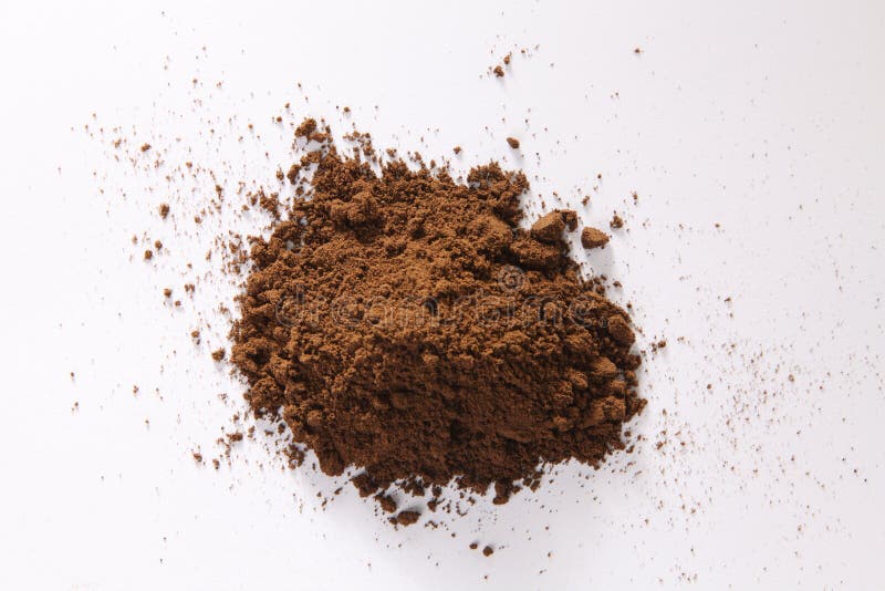 Grounded Coffee and Beans from South America Stock Photo - Image of ...