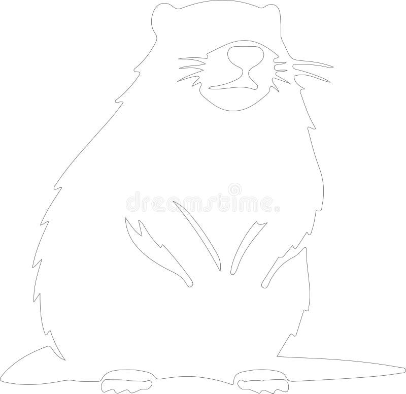 Elegant Groundhog Stock Illustrations – 56 Elegant Groundhog Stock ...