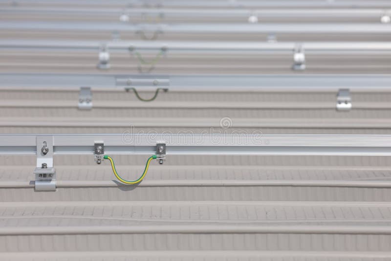 Grounding System Connection of Two Rail Sections by Ground Bar Lug ...