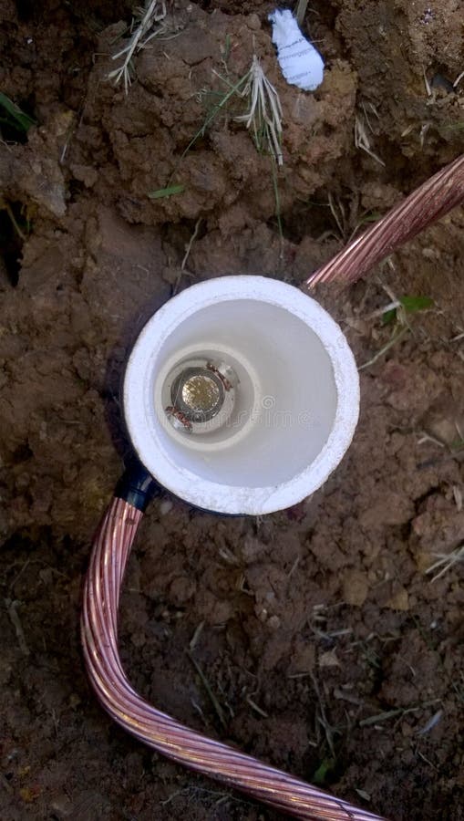 Grounding System of Telephone Tower Stock Image - Image of nuts, heavy ...