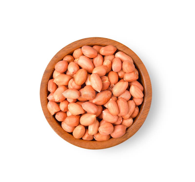 Groundnut on White Background Stock Photo - Image of isolated, peanuts ...