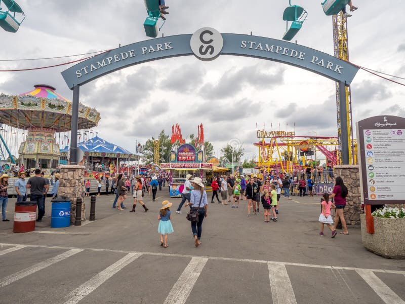Calgary Stampede sign editorial stock photo. Image of blue - 21327058