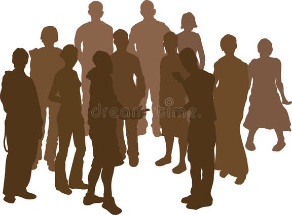 Group of 12 friends stock vector. Illustration of standing - 1580497