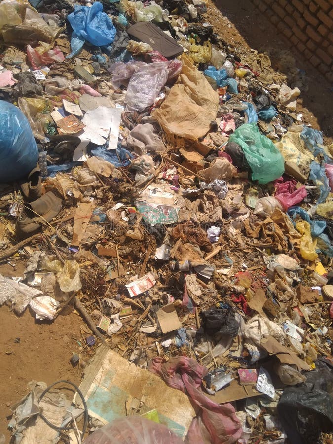 A Group of Accumulated Waste Stock Photo - Image of accumulated ...