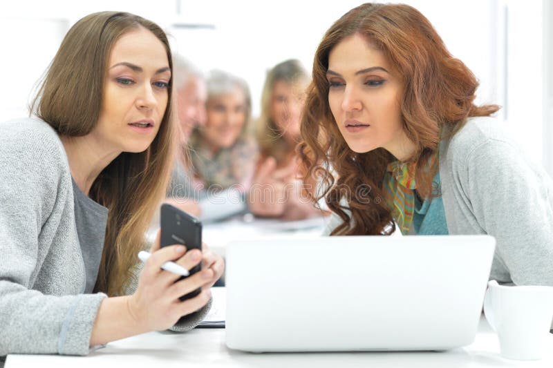 Portrait of Group of Active Business People Working Stock Photo - Image ...