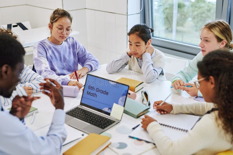 Group Activity in Classroom Stock Image - Image of schoolboy, school ...