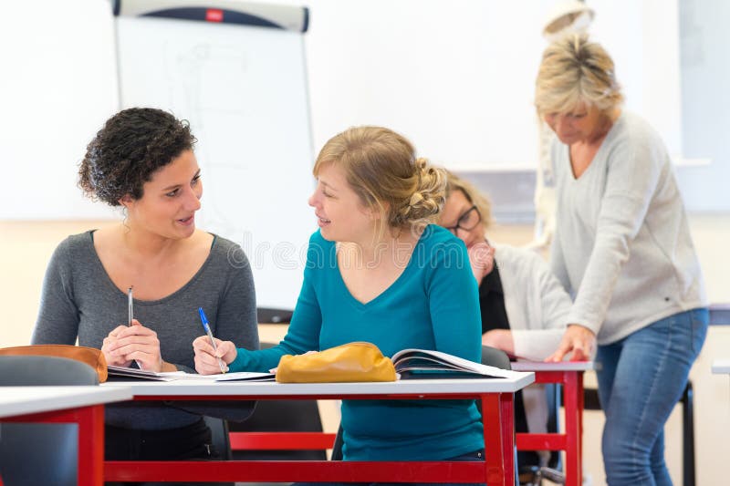 Group adult women in class stock photo. Image of adult - 328786180