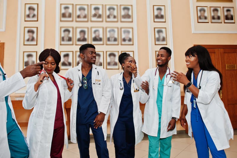 Group of African Medical Students. Stock Photo - Image of medicine ...