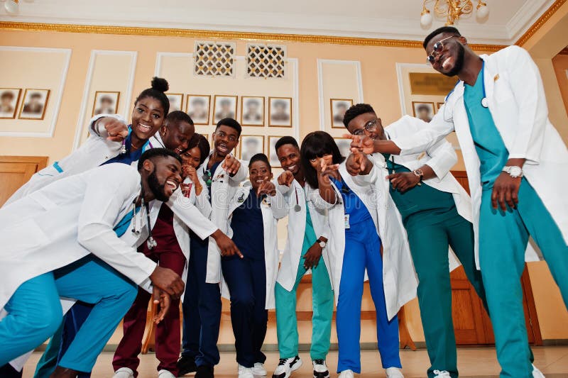 Group of African Medical Students. Stock Photo - Image of person ...