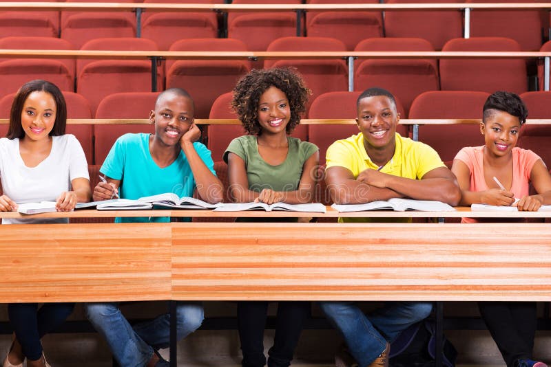 African American College Students Stock Image - Image of casual, close ...
