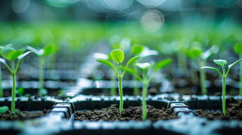 A Group of Agricultural Scientists Observe a Demonstration of an ...