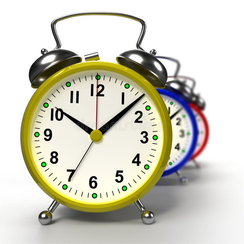 Red Yellow Blue Alarm Clocks Stock Illustrations – 81 Red Yellow Blue ...