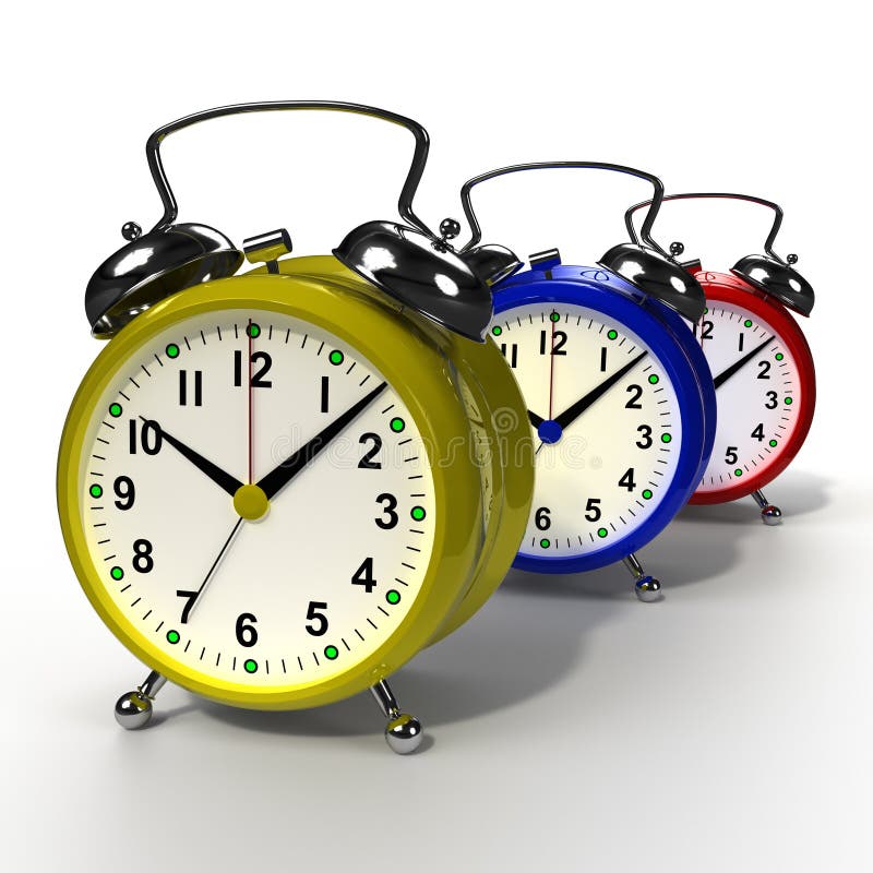 Red Yellow Blue Alarm Clocks Stock Illustrations – 81 Red Yellow Blue ...