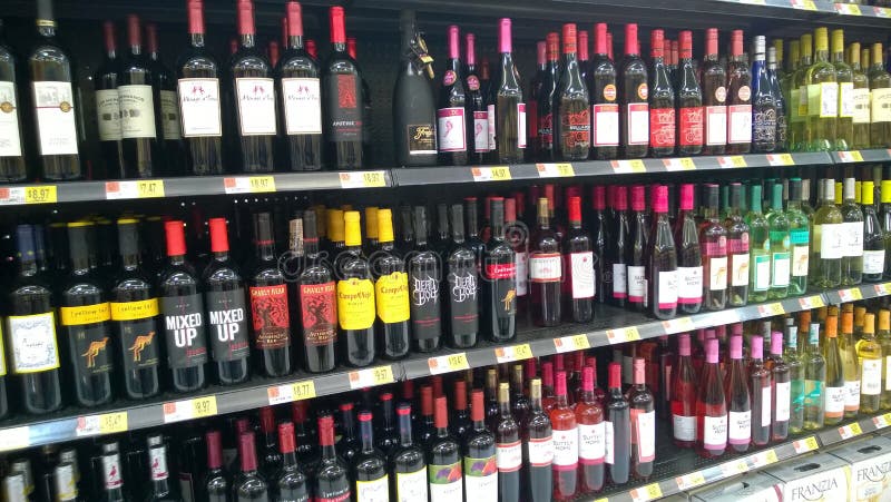 Bottles of Booze, Liquor, Alcohol in a Bar, Tavern Editorial Photo ...