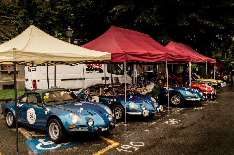 Alpine A110 at Vernasca Silver Flag 2023 Editorial Photo - Image of ...
