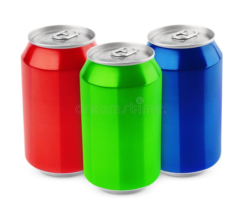 Group of aluminum cans stock image. Image of food, container - 35100745