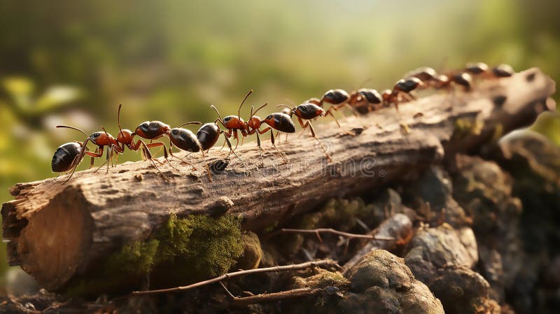 Group of ants stock illustration. Illustration of invertebrate - 284242051