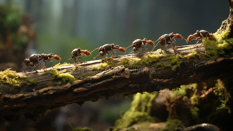 Group of ants stock illustration. Illustration of spider - 284242179