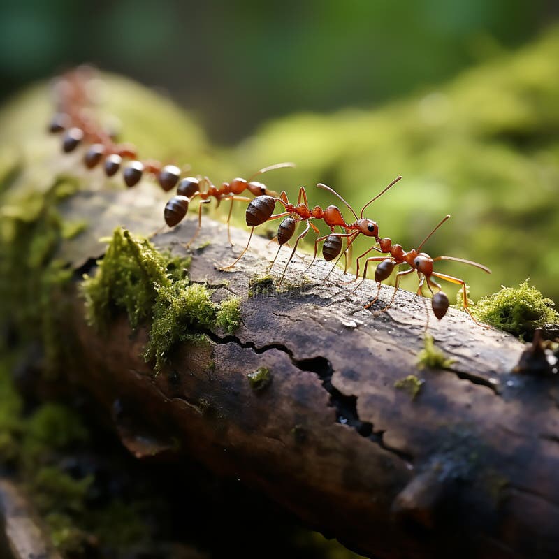 Group of ants stock illustration. Illustration of wild - 284242184