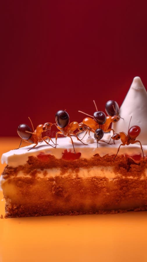 Ants Walking in a Straight Line Isolated on Transparent Background PNG ...