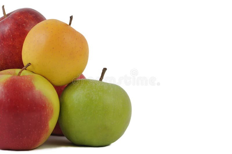 Group of apples isolated stock image. Image of harvest - 13690783